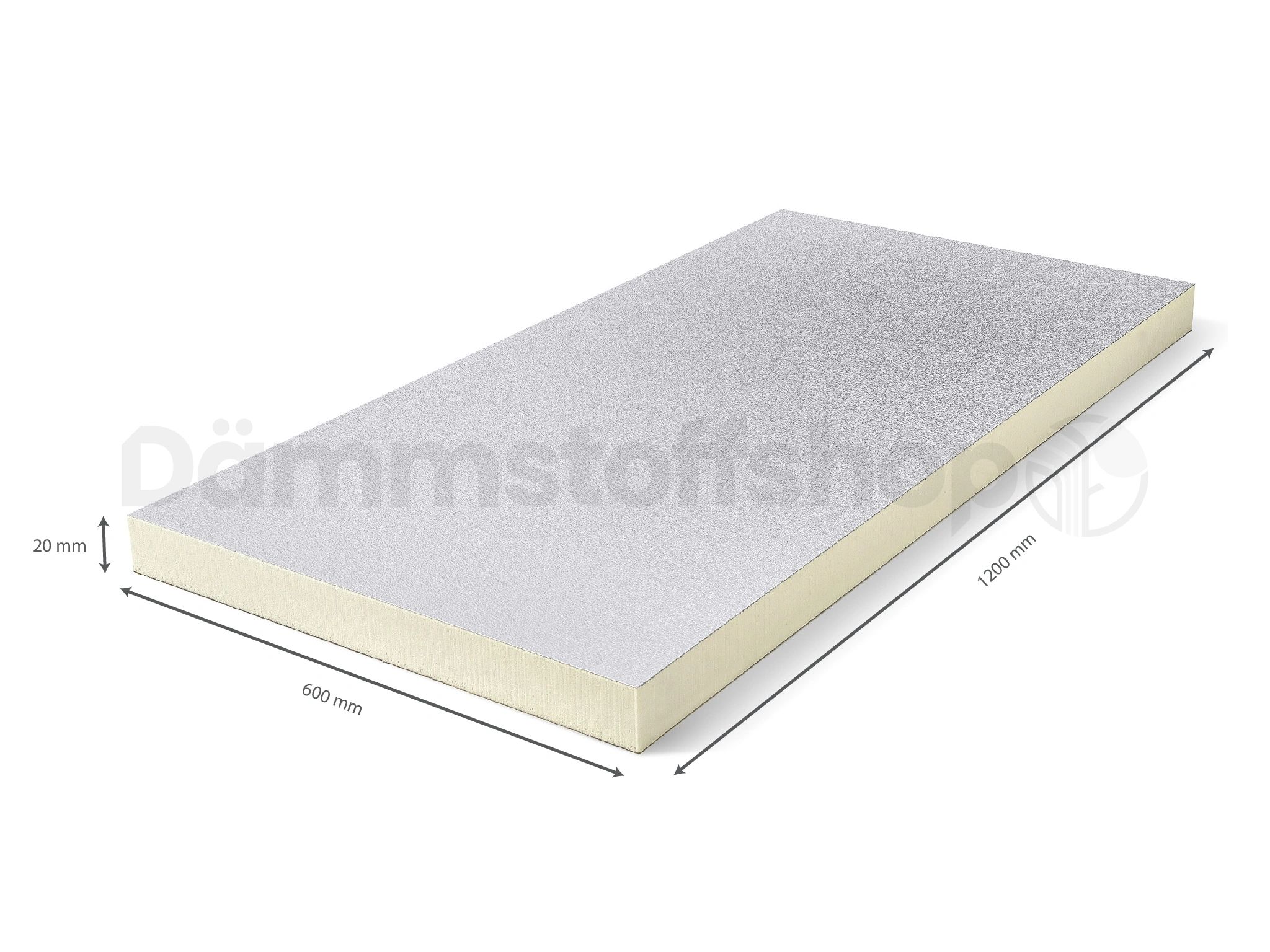Kingspan PIR Aluminium 1200x600x20mm WLS 022 20pl/pack (=14,40 m² ...